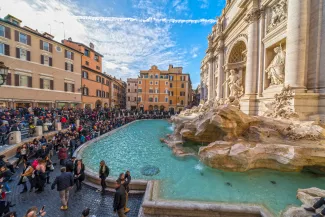 Rome Introduces Entry Fee to Tame Trevi Fountain Crowds